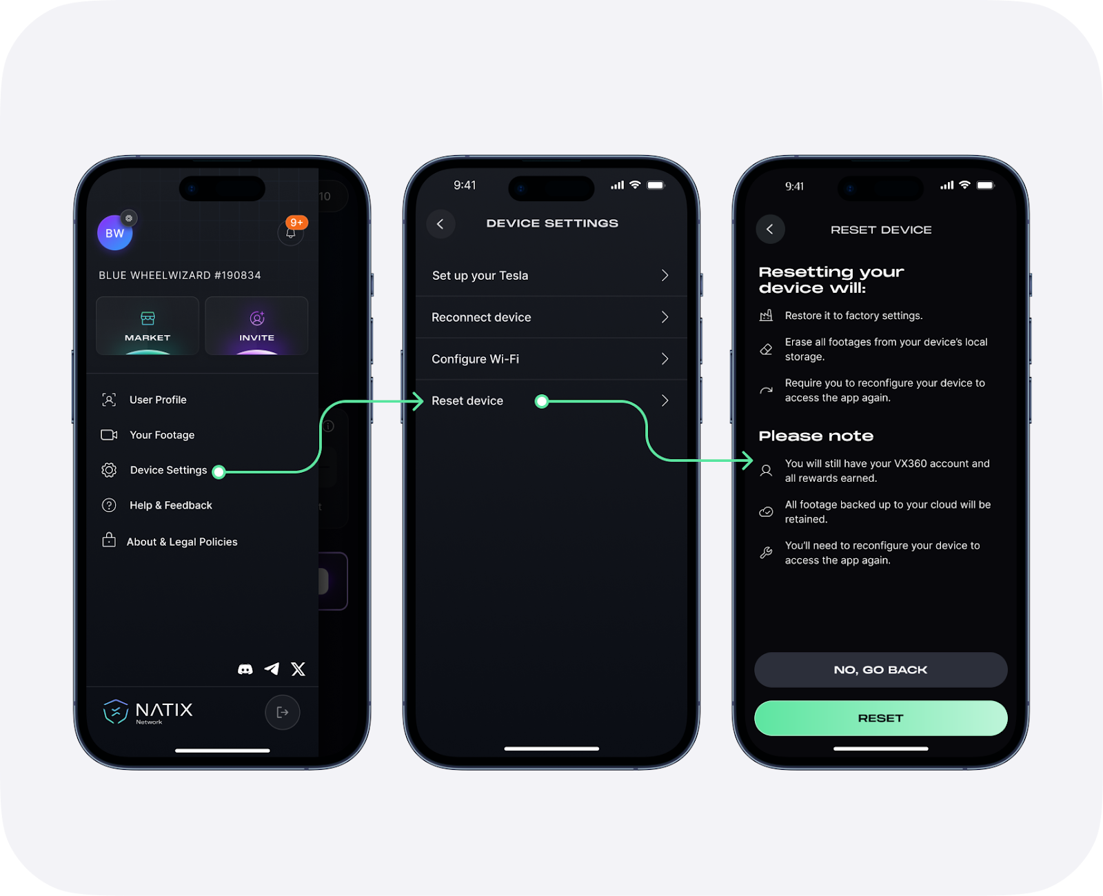 Reset Your Device – Natix Network Help Center